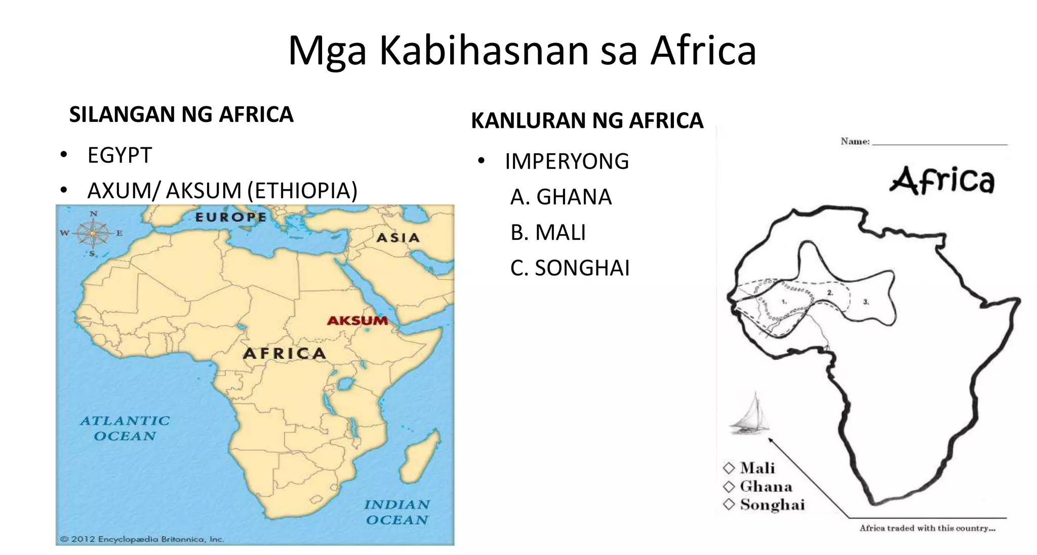 KABIHASNANG KLASIKAL SA AFRICA | PDF