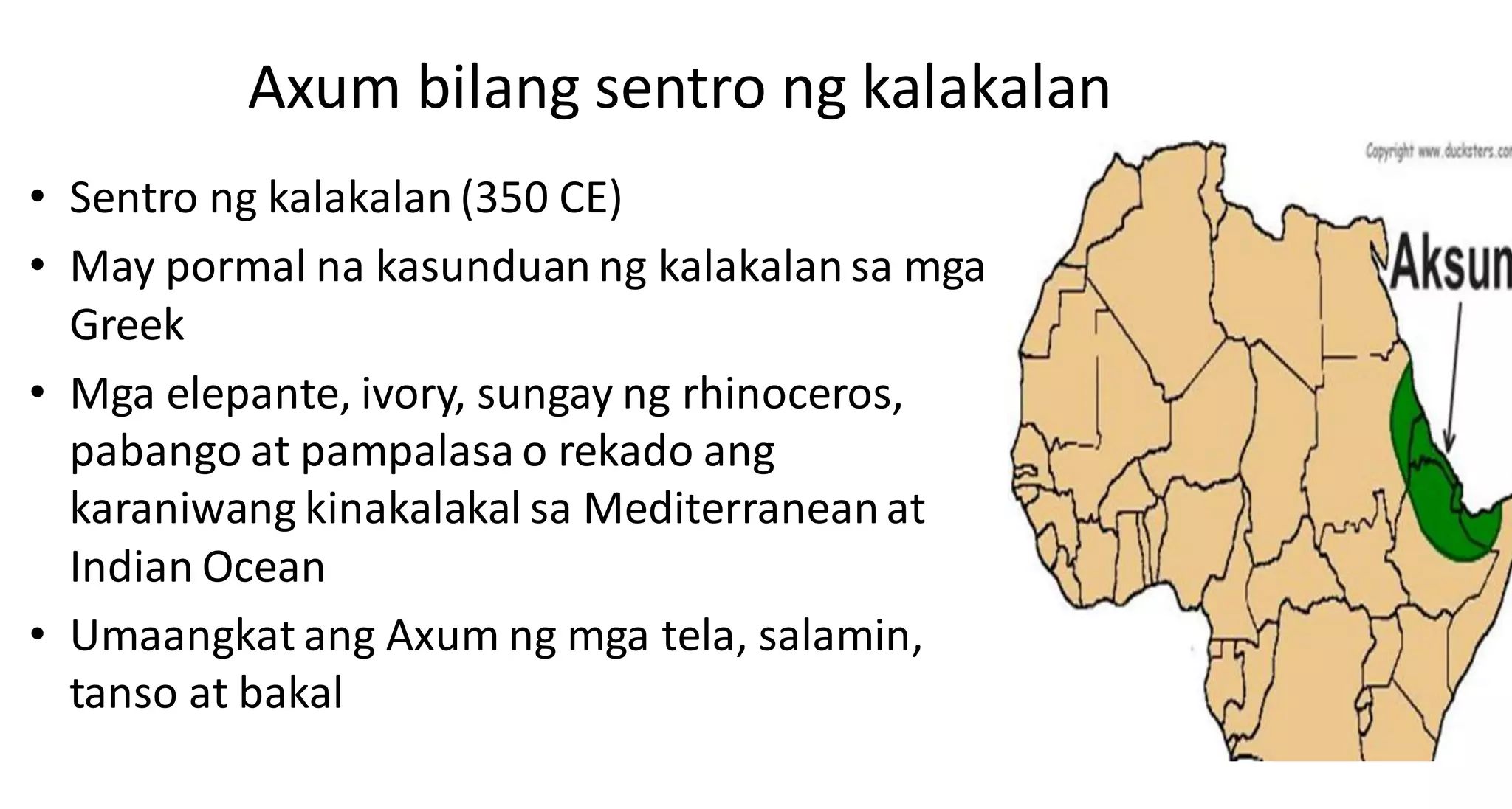 KABIHASNANG KLASIKAL SA AFRICA | PDF