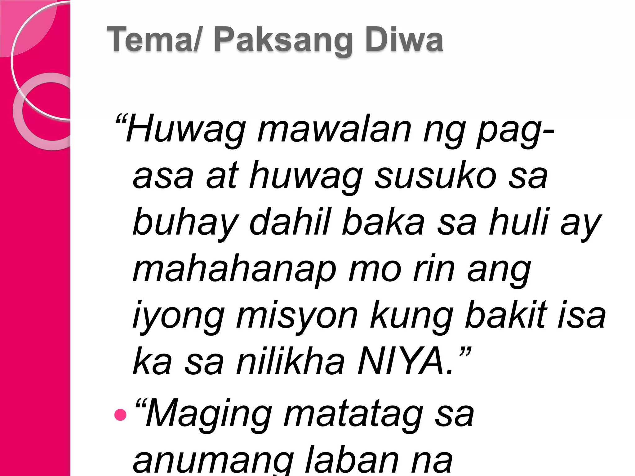 Kabilang sa mga nawawala | PPTX