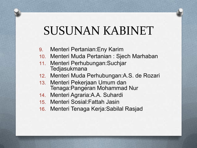 Kabinet ali II | PPTX