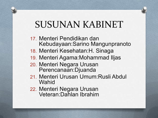 Kabinet ali II | PPTX