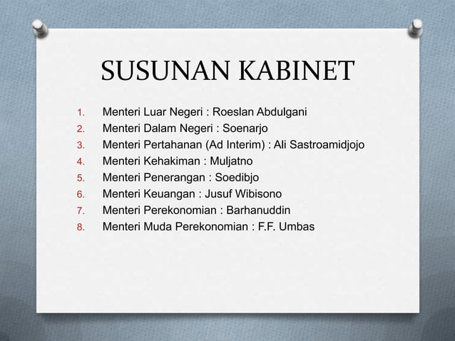 Kabinet ali II | PPTX