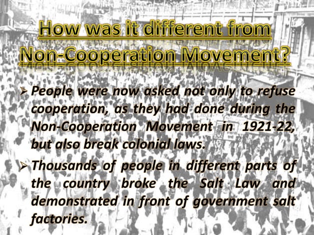 Civil Disobedience Movement | PPTX