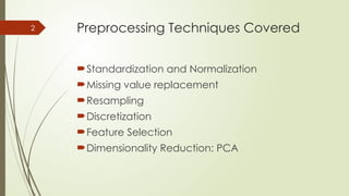 Data Preprocessing using Python programming language | PPTX