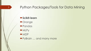 Data Preprocessing using Python programming language | PPTX