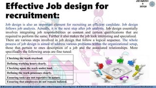 Job analysis & design | PPTX