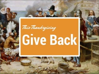 This Thanksgiving, Give Back! | PPTX