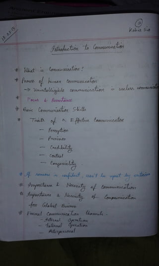 Communication Skill | PDF