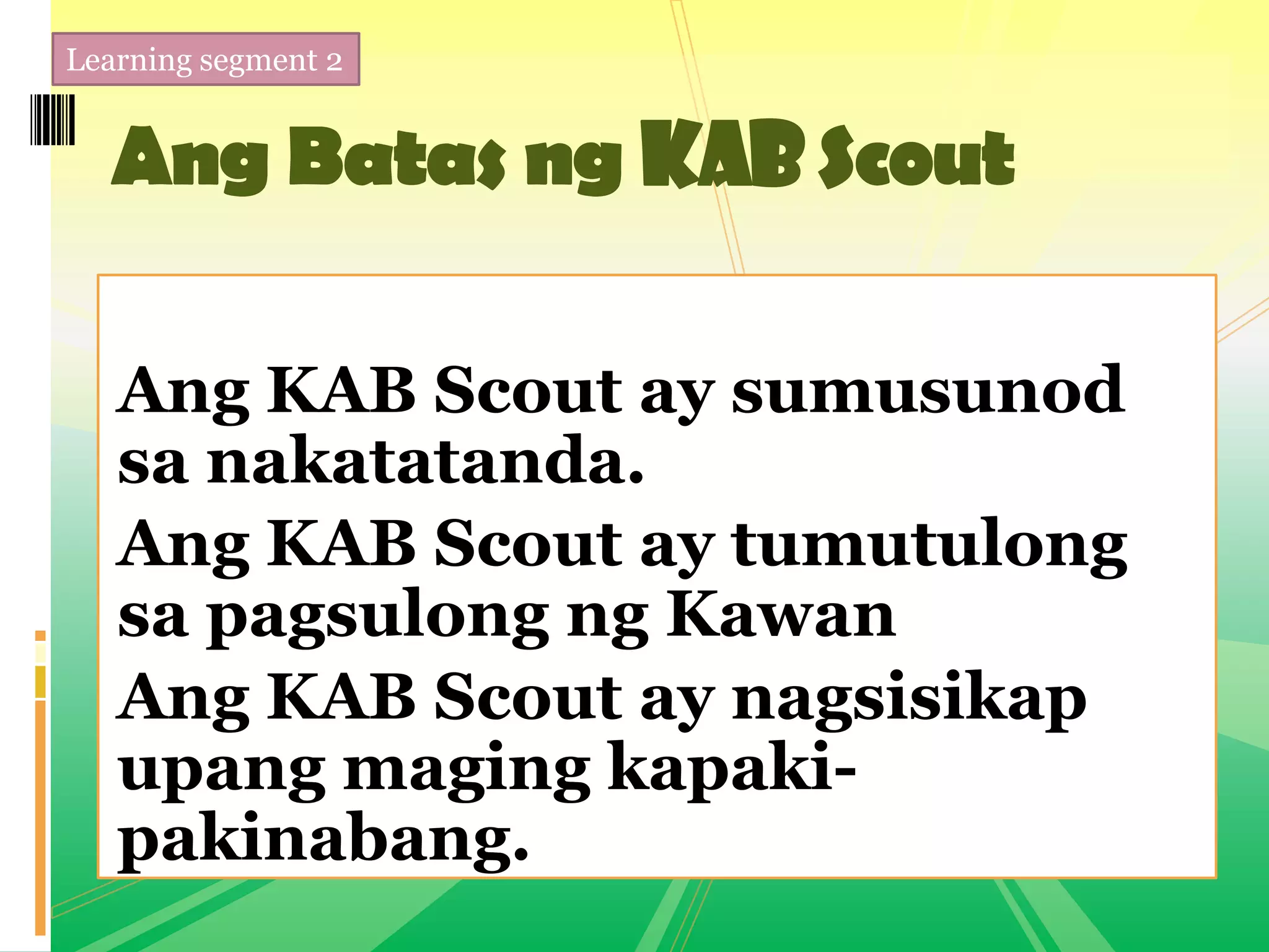Kab scout ideals | PPTX