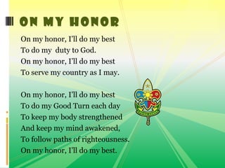 Kab scout ideals | PPTX