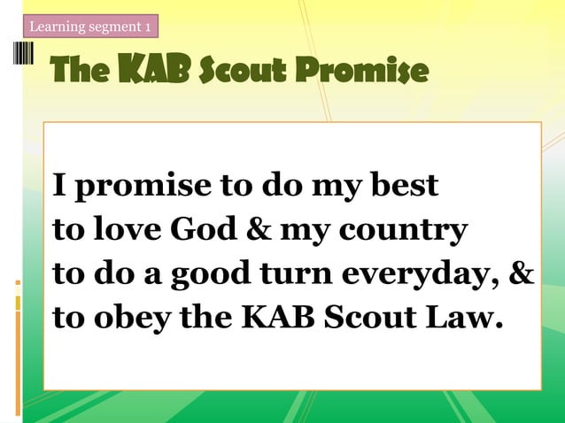Kab scout ideals | PPTX