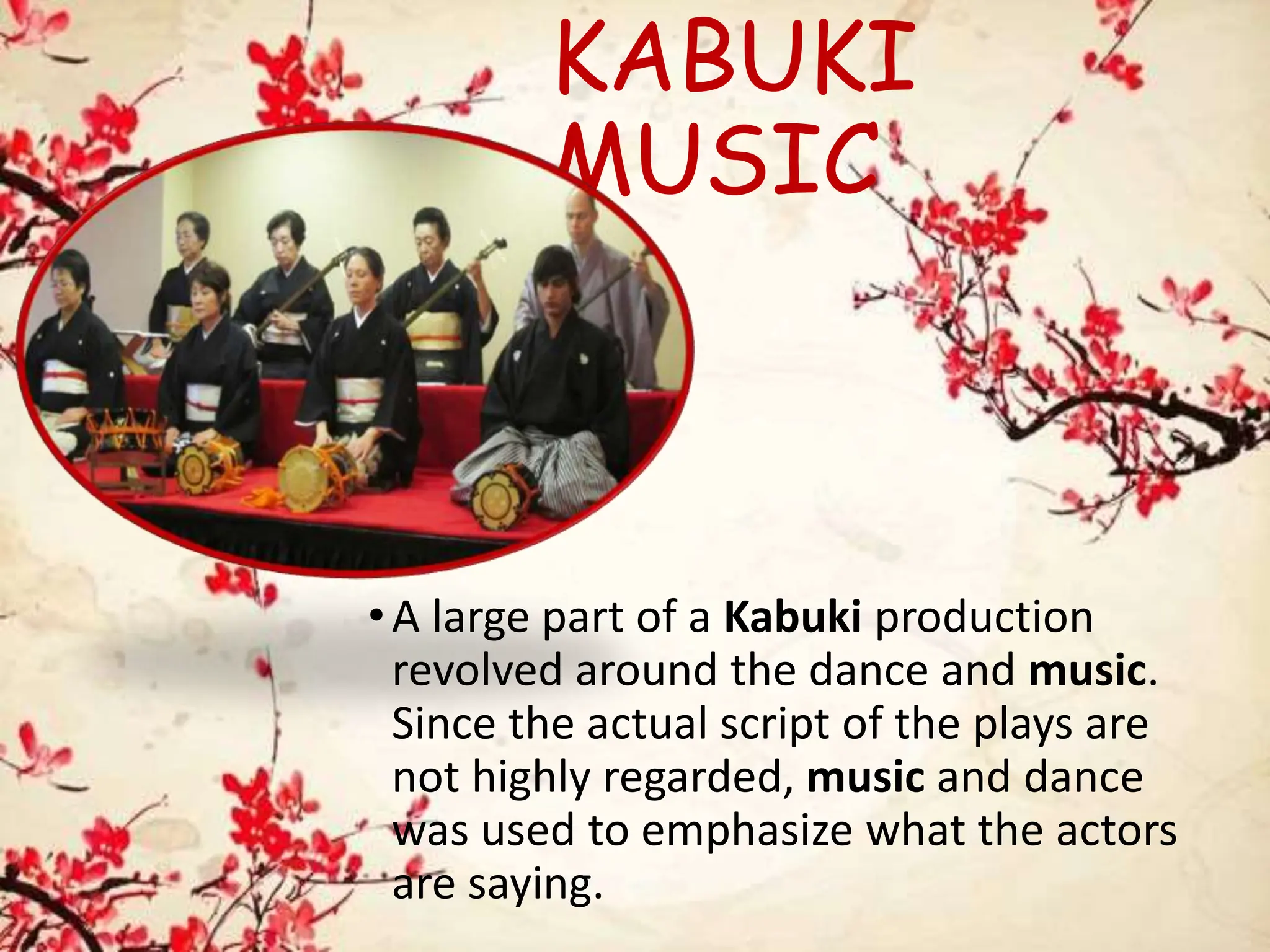 Kabuki Theatrical Powerpoint Presentation | PPTX