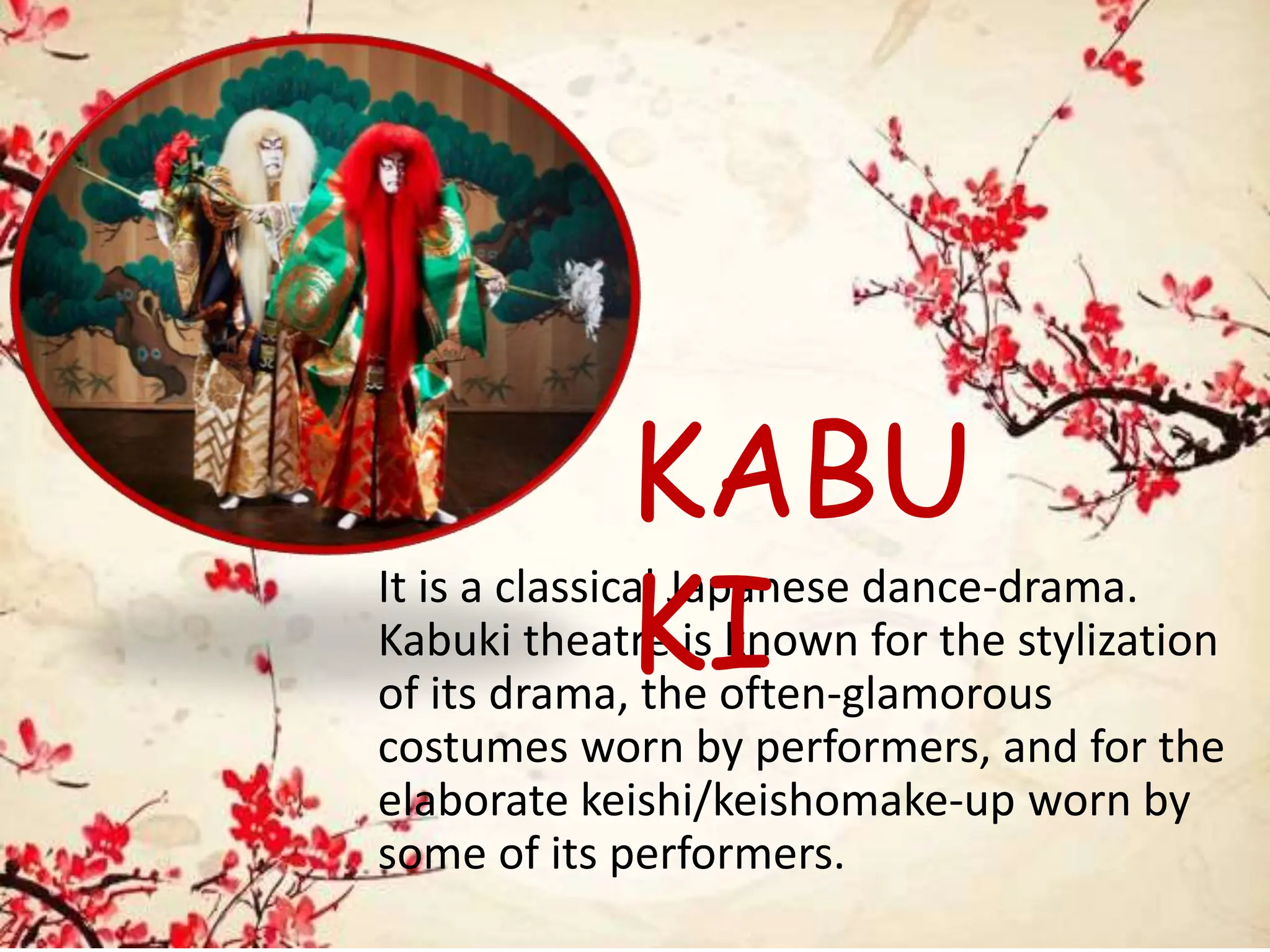 Kabuki Theatrical Powerpoint Presentation | PPTX