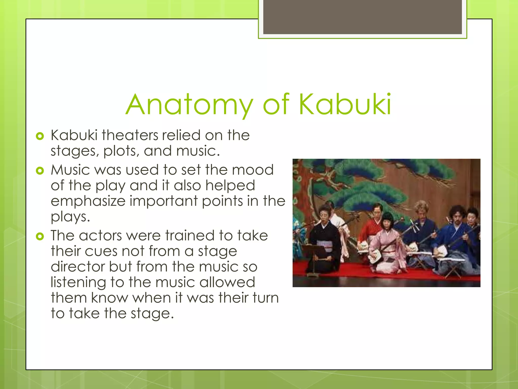 Kabuki theatre | PPTX