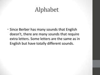 Kabyle alphabet | PPT