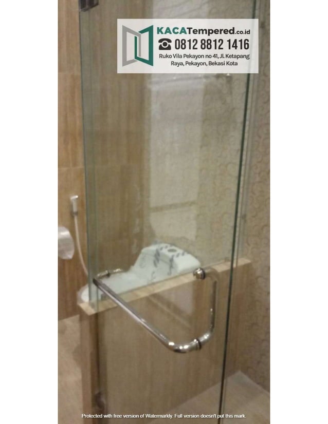 Pemasangan Kaca Shower Tempered | PDF