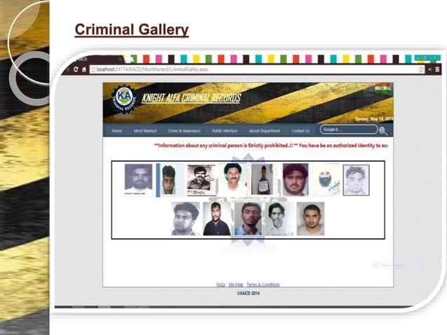 Criminal Record Management | PPTX