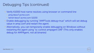 KACE Agent Architecture and Troubleshooting Overview | PDF