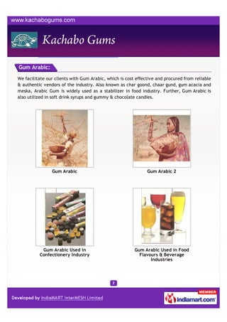 Kachabo Gums, Mumbai, Gum Arabic | PDF