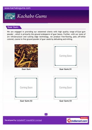 Kachabo Gums, Mumbai, Gum Arabic | PDF