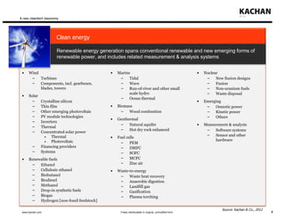 Cleantech taxonomy | PPTX