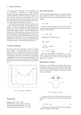 Science with small telescopes - exoplanets | PDF