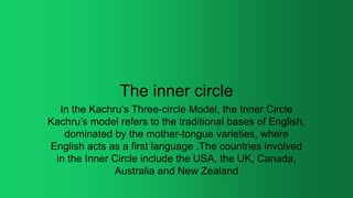 Kachrus three circle model | PPTX