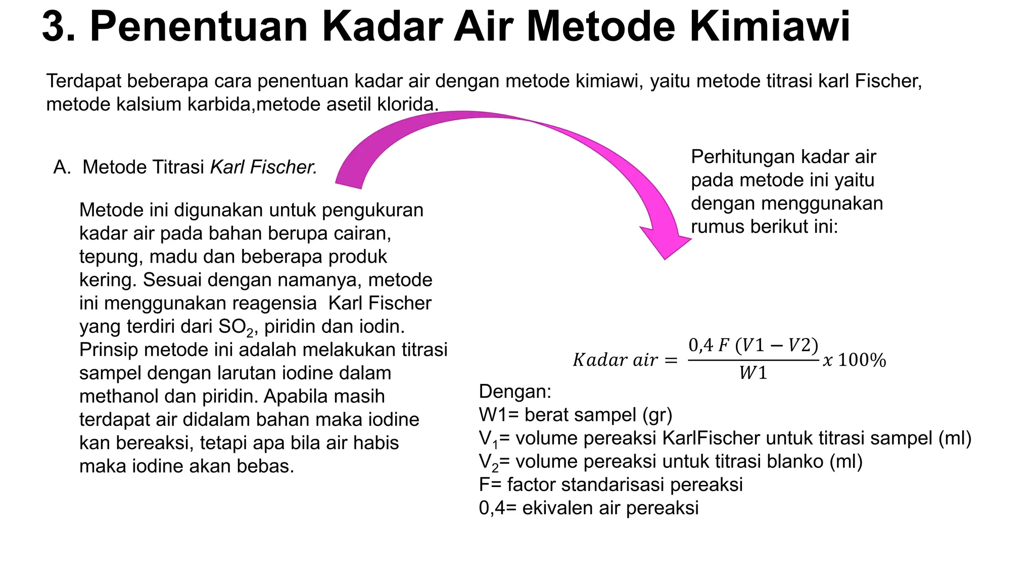 Kadar Air Kimia Bahan Organik komponen dasar | PPT