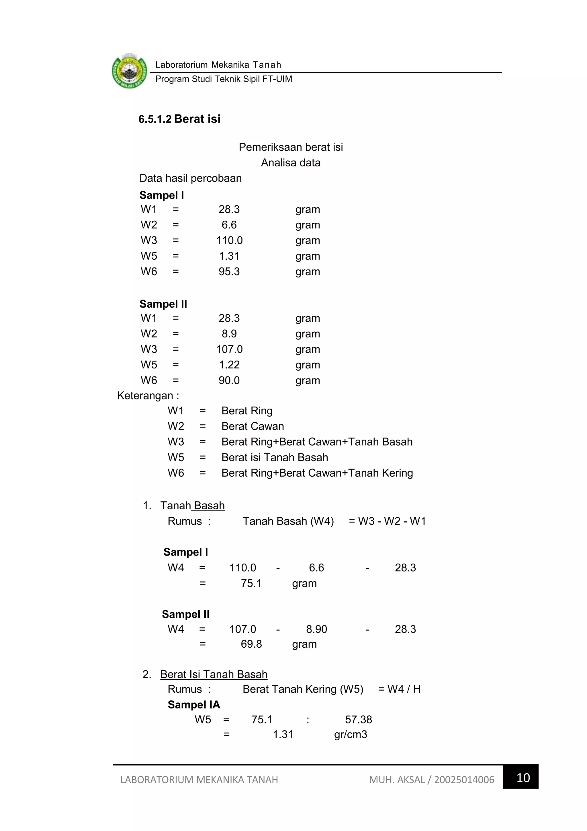 KADAR AIR DAN BERAT ISI TANAH.docx