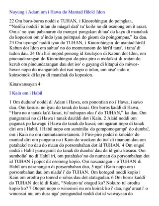 Kadazan bible | DOCX
