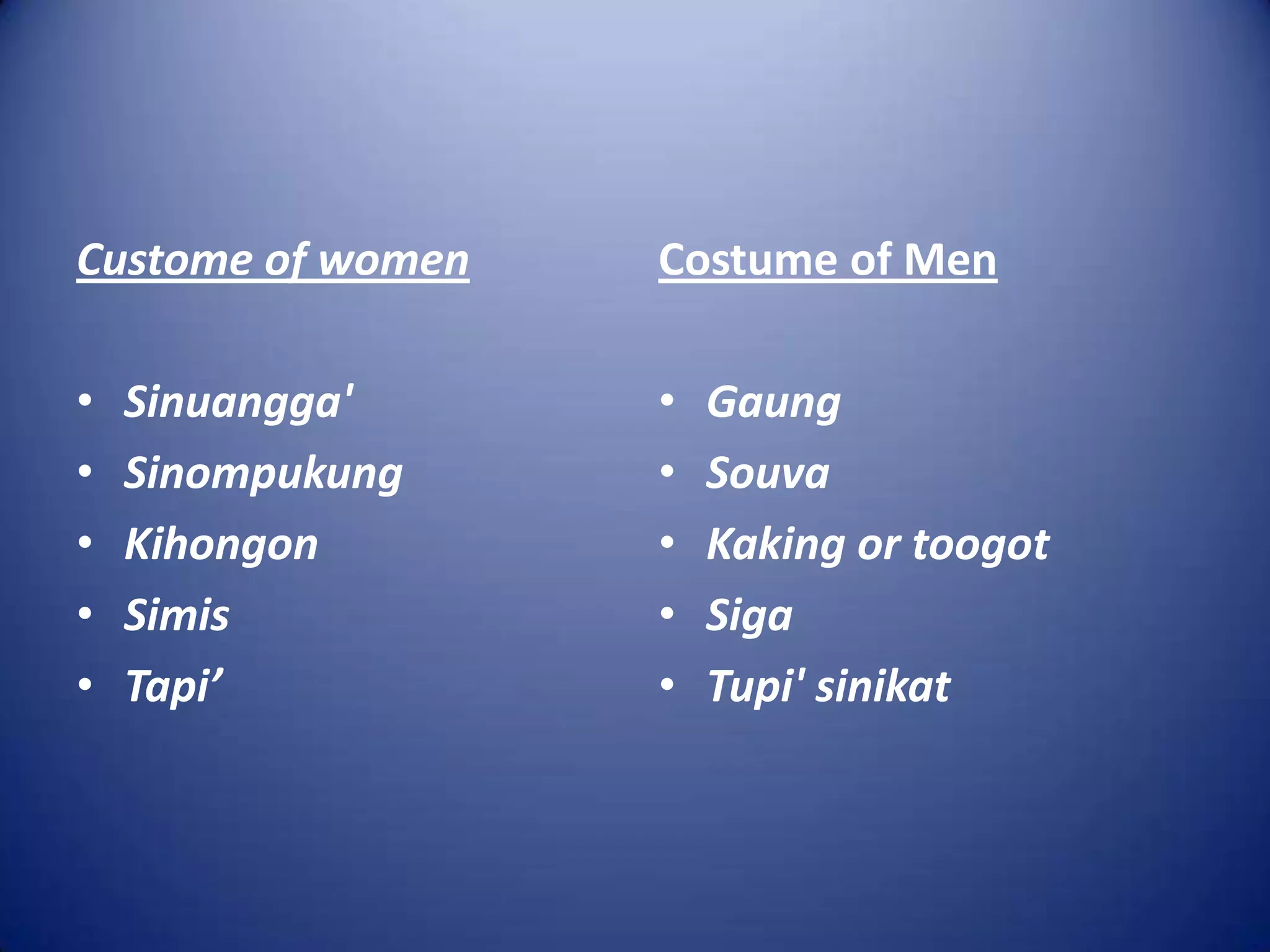 Kadazandusun wedding | PPTX