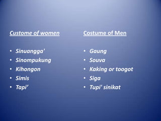 Kadazandusun wedding | PPTX