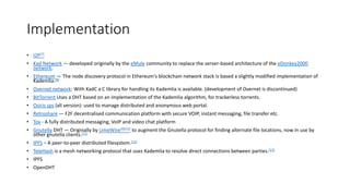 Kademlia introduction | PPTX