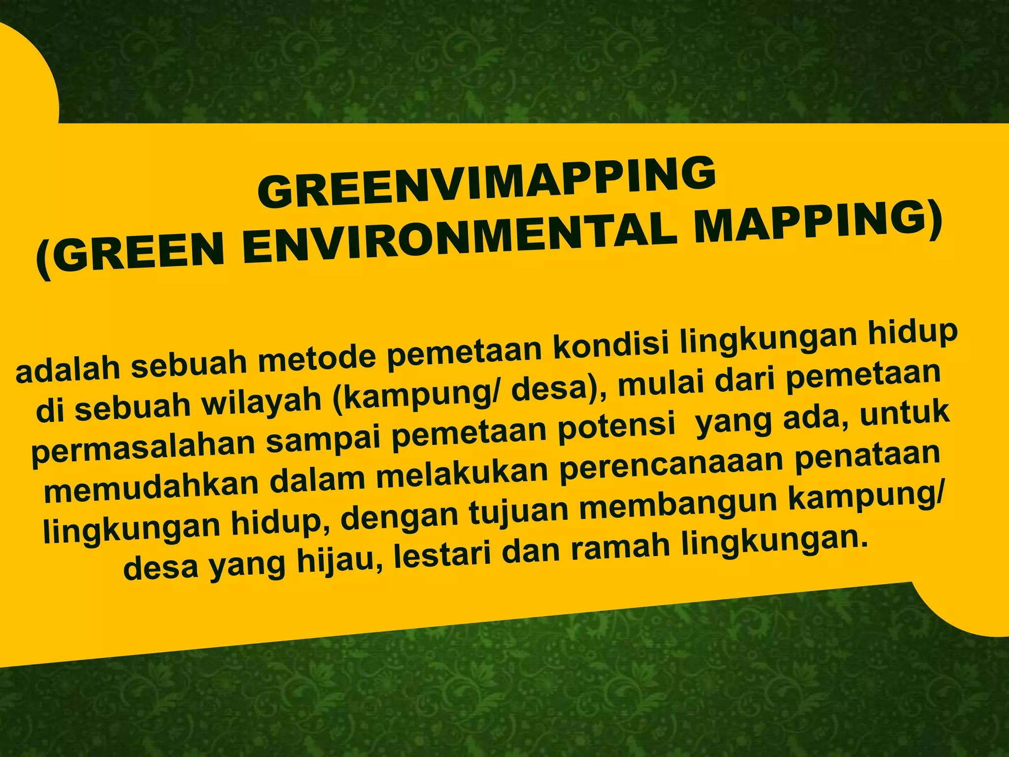 Green Environmental Mapping | PPTX