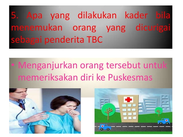 Pelatihan Kader TBC Tingkat Puskesmas | PPTX