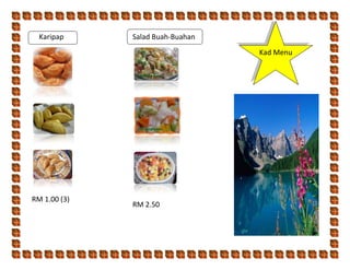 Kad menu exam | DOCX