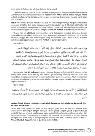 Kado untuk Nadirsyah Hosen - Meluruskan Nalar Soal Khilafah | PDF