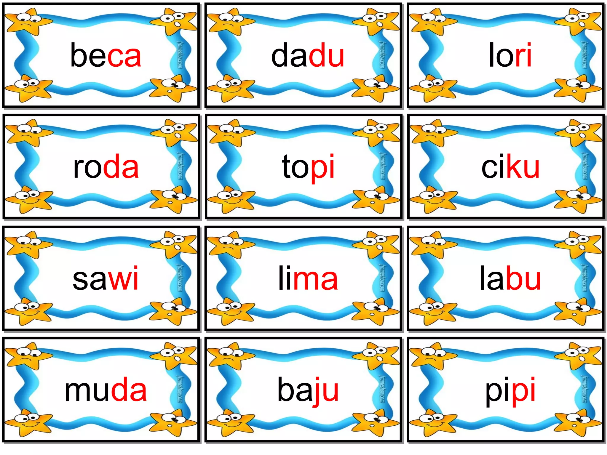 Kad perkataan kvkv modul linus 2015 | PPT