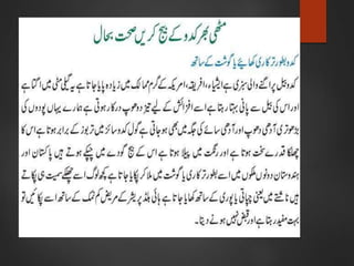 Kadu key faiday A Presentation By Mr Allah Dad khan Former Director ...