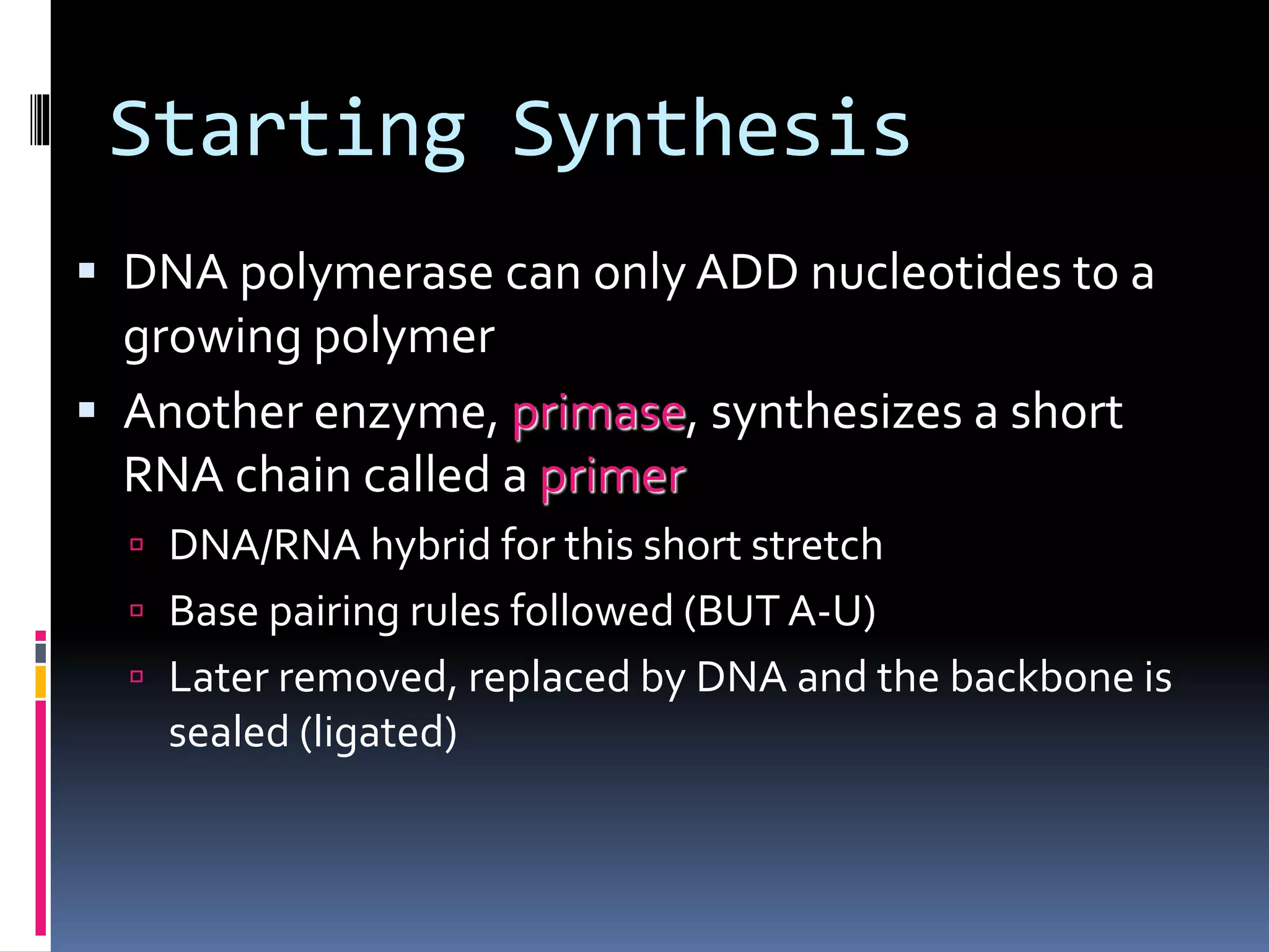 DNA REPLICATION AND REPAIR | PPTX