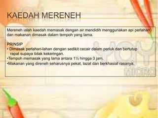 Kaedah kaedah memasak cyda | PPSX