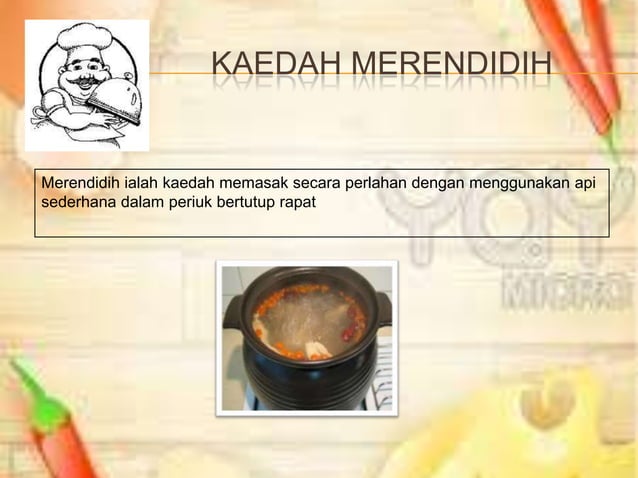 Kaedah kaedah memasak cyda | PPSX