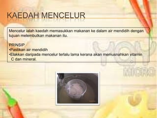 Kaedah kaedah memasak cyda | PPSX