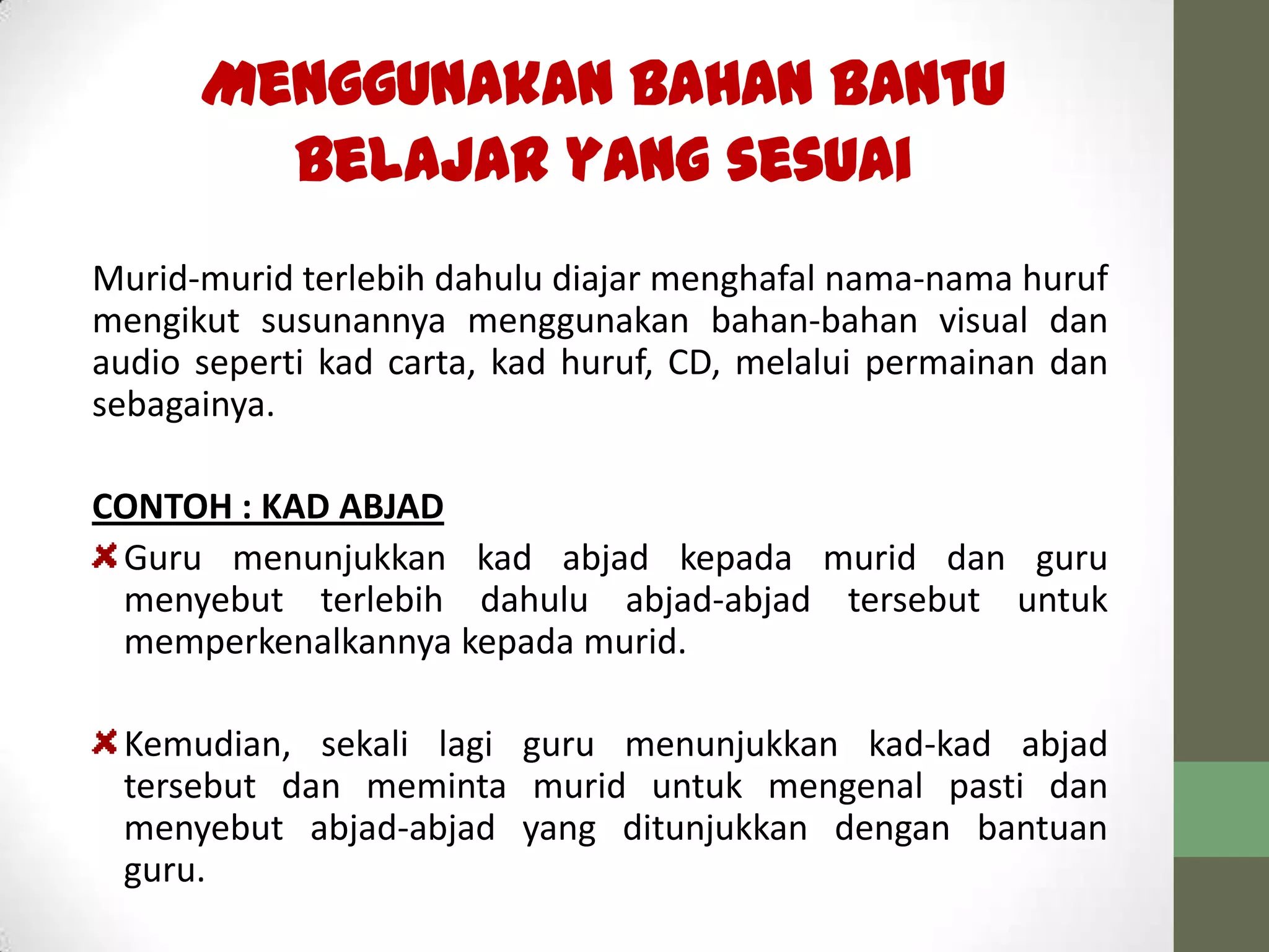 Kaedah Abjad | PPTX