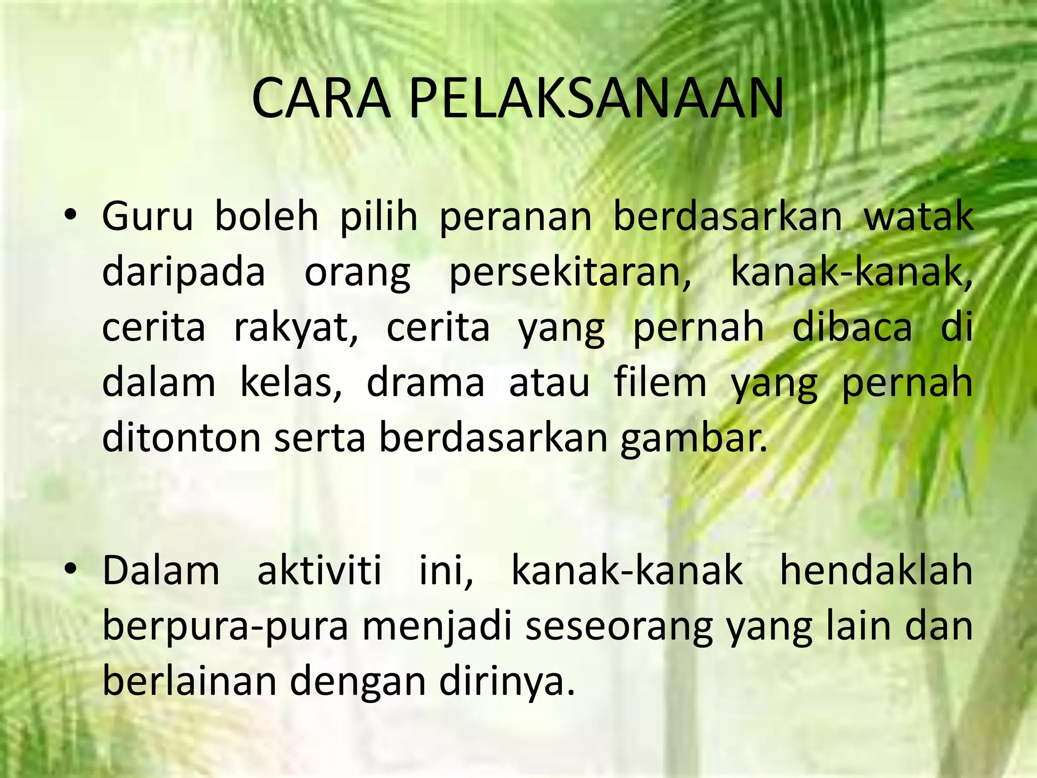 Kaedah main peranan | PPTX