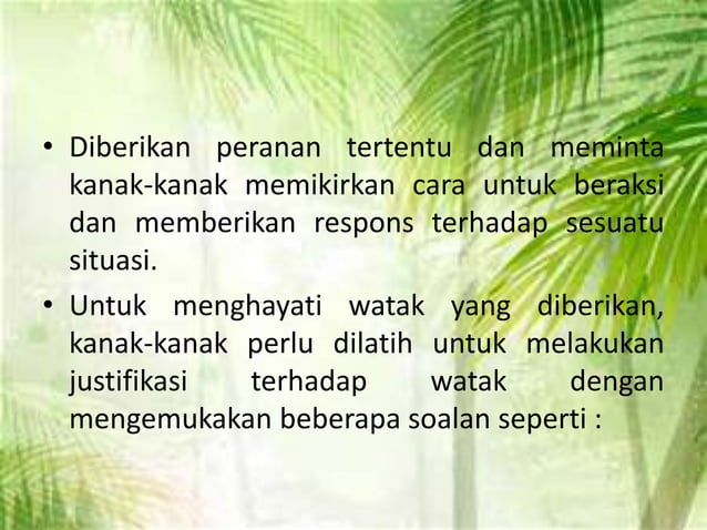 Kaedah main peranan | PPTX