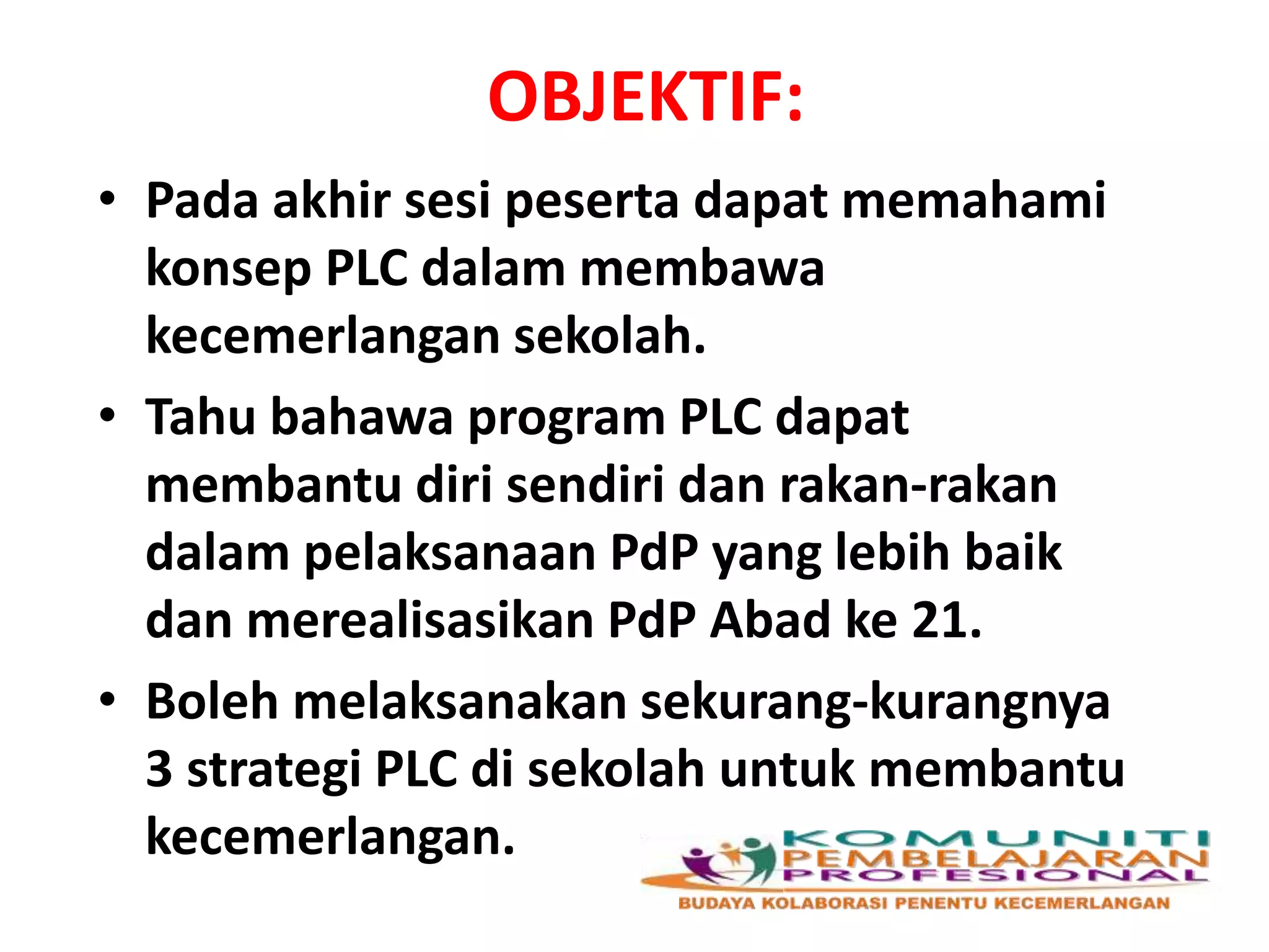 Kaedah pelaksanaan plc | PPTX