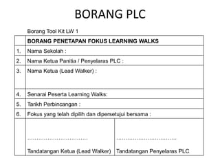 Kaedah pelaksanaan plc | PPTX