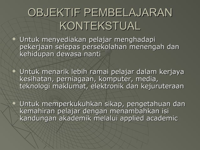 Kaedah pembelajaran kontekstual | PPT