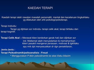 Kaedah Terapi | PPT